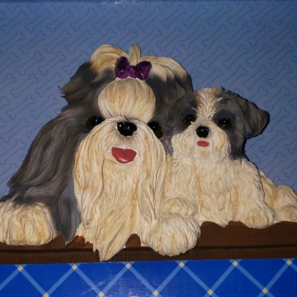 dog breed store.com | Wall Decor | Shih Tzu Handpainted Resin Calendar ...